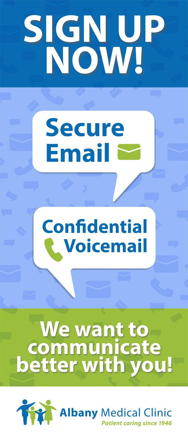 Patient Communication Notice - Albany Medical Clinic